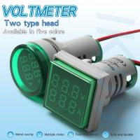 China YZ Mini LED Digital Display Indicator Light Small Panel Meters for Voltage and Current Measurement 16-22VAMS Plastic for sale