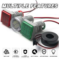 China YZ Mini LED Digital Display Indicator Light Small Panel Meters for Voltage and Current Measurement 16-22VAMS Plastic for sale