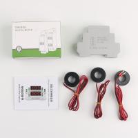 China DIN Rail Mount Three Phase Mini Voltmeter AC 80-500V 0-100A Ammeter LED Digital Display IP65 Rated ABS Material Frequency Meter for sale