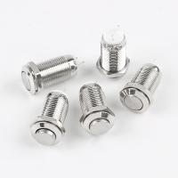 China 10MM Metal Push Button Switch Self-Resetting Latching Normally Open Miniature Illuminated Switch 2Pin High Head for sale