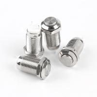 China 10MM Metal Push Button Switch Self-Resetting Latching Normally Open Miniature Illuminated Switch 2Pin High Head for sale