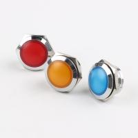 China Metal Indicator Light Single Color 19 Mm For Power Equipment LED Signal Light Waterproof 12V 24V Red Green Yellow Blue for sale