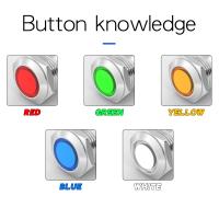 China Metal Indicator Light LED 16mm Signal Light Screw Terminal 3V 6V 12V 24V 110V 220V Red Yellow Green Blue White for sale