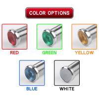 China Metal Indicator Light 8mm LED With Wire Power Signal Light Waterproof Indicator Light 6V 24V 220V Red Green Yellow Blue for sale