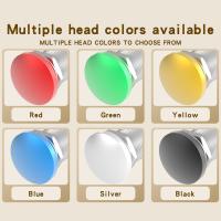 China 12mm self-locking mushroom head button switch NO normally open and closed momentary reset press-type red start small button for sale