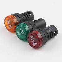 China AD16-22SM Plastic Buzzer AC/DC LED Case Cabinet Small Alarm Flashing DC/AC for sale