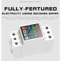 China ZS-6035VAKW Multi-Function Din Rail Digital Voltage, Current, and Power Meter AC50-400V Energy Meter for sale