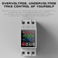 China ZS-6035VAKW Multi-Function Din Rail Digital Voltage, Current, and Power Meter AC50-400V Energy Meter for sale
