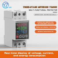 China ZS-6035VAKW Multi-Function Din Rail Digital Voltage, Current, and Power Meter AC50-400V Energy Meter for sale