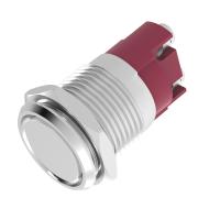 China 16MM High-Current Metal Push Button Switch 10A Short Type with Solder and Screw Terminals, Self-Locking and Momentary High-Power Button for sale