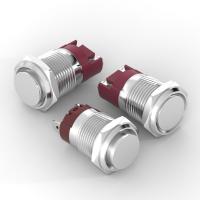 China 16MM High-Current Metal Push Button Switch 10A Short Type with Solder and Screw Terminals, Self-Locking and Momentary High-Power Button for sale