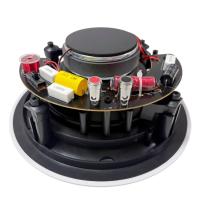 China 6.5 inch  2-way ceiling speaker  manufacturer  , ceiling speaker supplier , Cut-hole diameter 203mm , 40-80 watts for sale