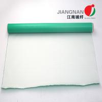 China Twill Weave Fireproof Fiberglass Fabric Coated Silicone Curtain for sale