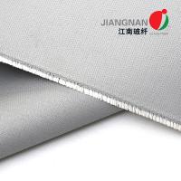 China 510g Single Side Silicone Coated Fiberglass Fabric For Welding Blanket for sale