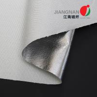 China Heat Retardant Aluminum Reinforced Fiberglass Curtains Or Screens Coated With Aluminum Foil Or Film for sale