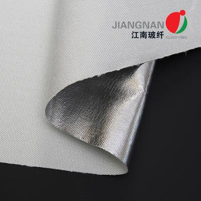 China Heat Retardant Aluminum Reinforced Fiberglass Curtains Or Screens Coated With Aluminum Foil Or Film for sale