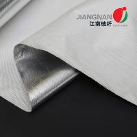 China Aluminized 430-600G/Sq.Mtr Fiberglass Fabric For High Temperature Up To 550°C for sale