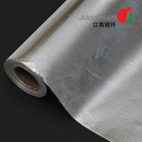 China High Temperature Aluminum Foil Film Laminated Fiberglass Fabrics Up to 550°C for sale