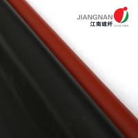 China Thermal Insulation Silicone Coated Fiberglass Fabric With Embossed Surface for sale