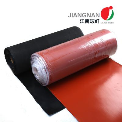 China Fireproof Curtain Fiberglass Fabric Coated Silicone Resists Temperatures Up To 260°C for sale