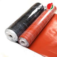 China High Temperature Protection Silicone Coated Fiberglass Fabric For Welding Protection for sale