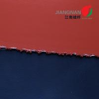 China 1000mm Width Coated Silicone Fiberglass Fabric For Insulation Needs for sale