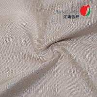 China 0.45mm Thickness Silver Grey PU Coated Fiberglass Fabric with 550℃ Working Temperature for Industrial Applications for sale