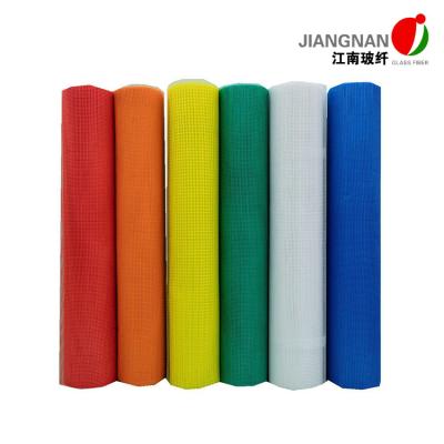 China Durable 4*4mm 5*5mm Fiberglass Mesh Leno Woven For Building wall for sale