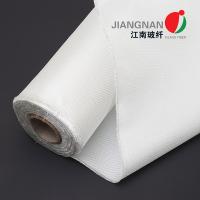 China Fire Resistant Satin Weave E Glass Fiberglass Fabric for sale