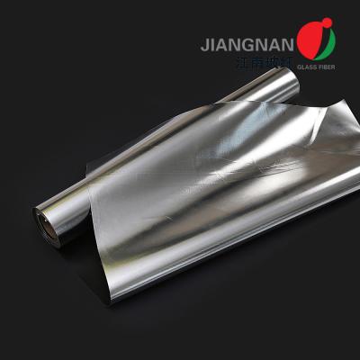 China Aluminum Foil 0.4mm Fabric Fiberglass Insulation Cover 18 Micron for sale