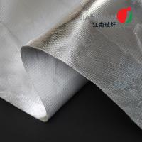 China 0.4mm Aluminum Foil Laminated Fiberglass Fabric 9 Micron Anti Corrosion for sale