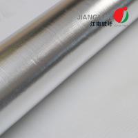 China Roof Aluminum Foil Laminated Fiberglass Fabric 1/3 Twill Weave for sale