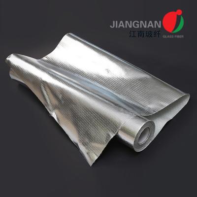 China Aluminum Coated Fireproof Fiberglass Packing Material With Strong Light Reflection for sale