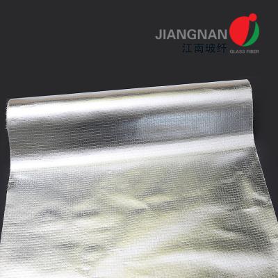 China Composite Aluminum Foil Laminated Fiberglass Fabric For Light Reflectivity for sale