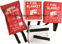 China CS06 Fire Resistant Blanket , Fibreglass Fire Blanket BSI BS EN 1869 Certificate for sale