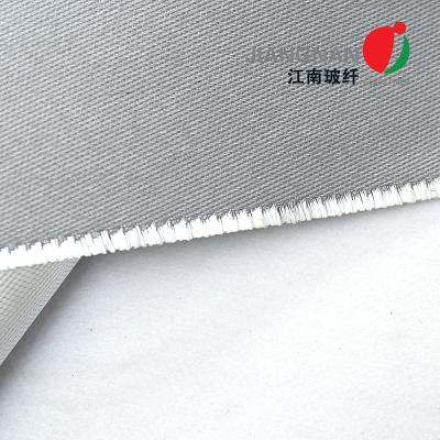 China 700gsm Stainless Steel Wire Inserted Fiberglass Woven Fabric With PU Coating for sale
