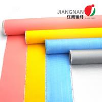 China One Side Silver Silicone Coated Fiberglass Fabric For Fire Prevention for sale