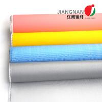 China Rubber Silicone Coated Fiberglass Fabric ​Thermal Insulation Cover 18OZ for sale