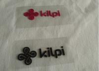 China Custom Woven Clothing Labels Fabric Embroidered Patches Washable Feature for sale