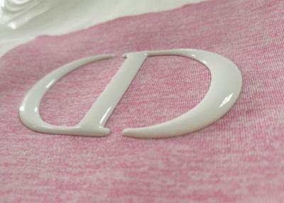 China Fashion Logo Design Printed Garment Labels , Flag  Pattern Reflective Patches For Clothing for sale