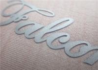 China Customization Of Font And Color Heat Transfer Clothing Labels / Silicon Heat Press Tags for sale