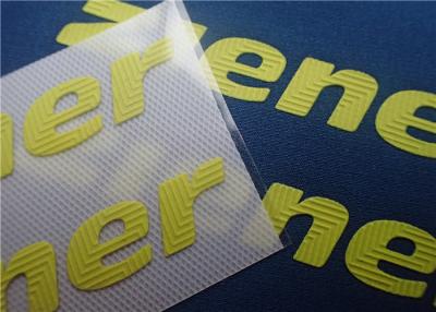 China Special Surface Light Yellow Brand Heat Transfer Labels For Garment for sale