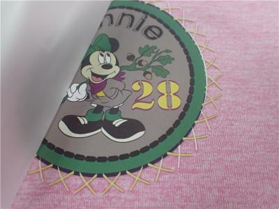 China Glossy Silver TPU Heat Transfer Clothing Labels Soft And Flexible for sale