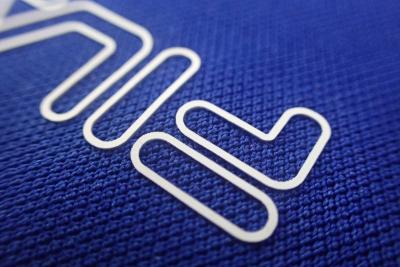 China Silicon Heat Transfer Clothing Labels For Bags , Hats , Baskterball Wear for sale