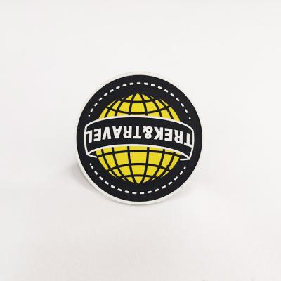 China OEM PVC Silicone Heat Transfer Clothing Labels With Customized Logo for sale