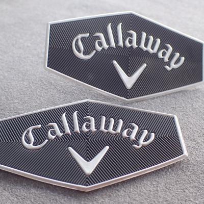 China Brand Name 3D Embossed Heat Press Rubber PVC Patch For Clothing for sale