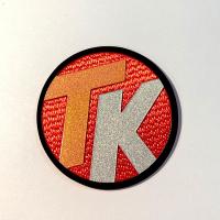 China Welding Print Sew On Embossed Ironing Reflective 3D TPU Badges For Clothing for sale