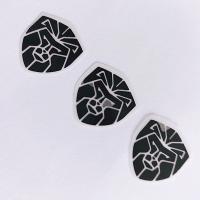 China Screen Printing Silicone Patch , Pantone Color Heat Transfer Garment Labels for sale
