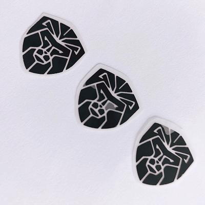 China Screen Printing Silicone Patch , Pantone Color Heat Transfer Garment Labels for sale