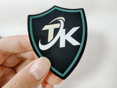 China High Density Heat Transfer Garment Labels Eco Friendly Silicone Material for sale